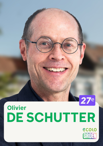 Olivier de Schutter - Ecolo Groen Watermael-Boitsfort